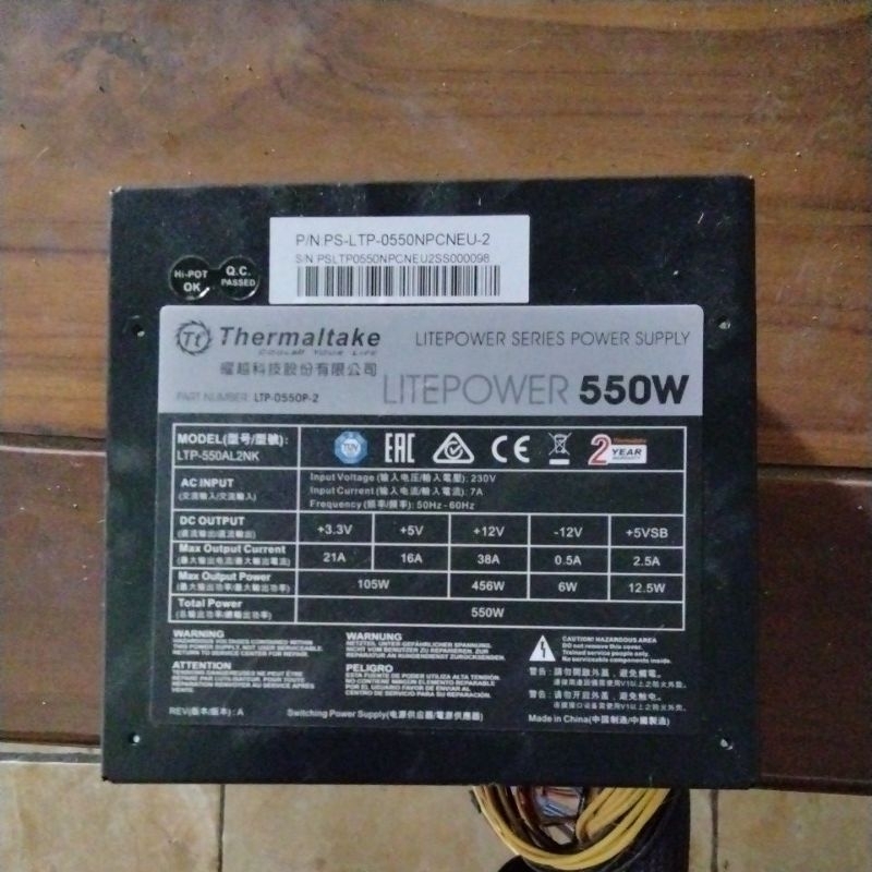 Jual Power supply Thermaltake 550w | Shopee Indonesia