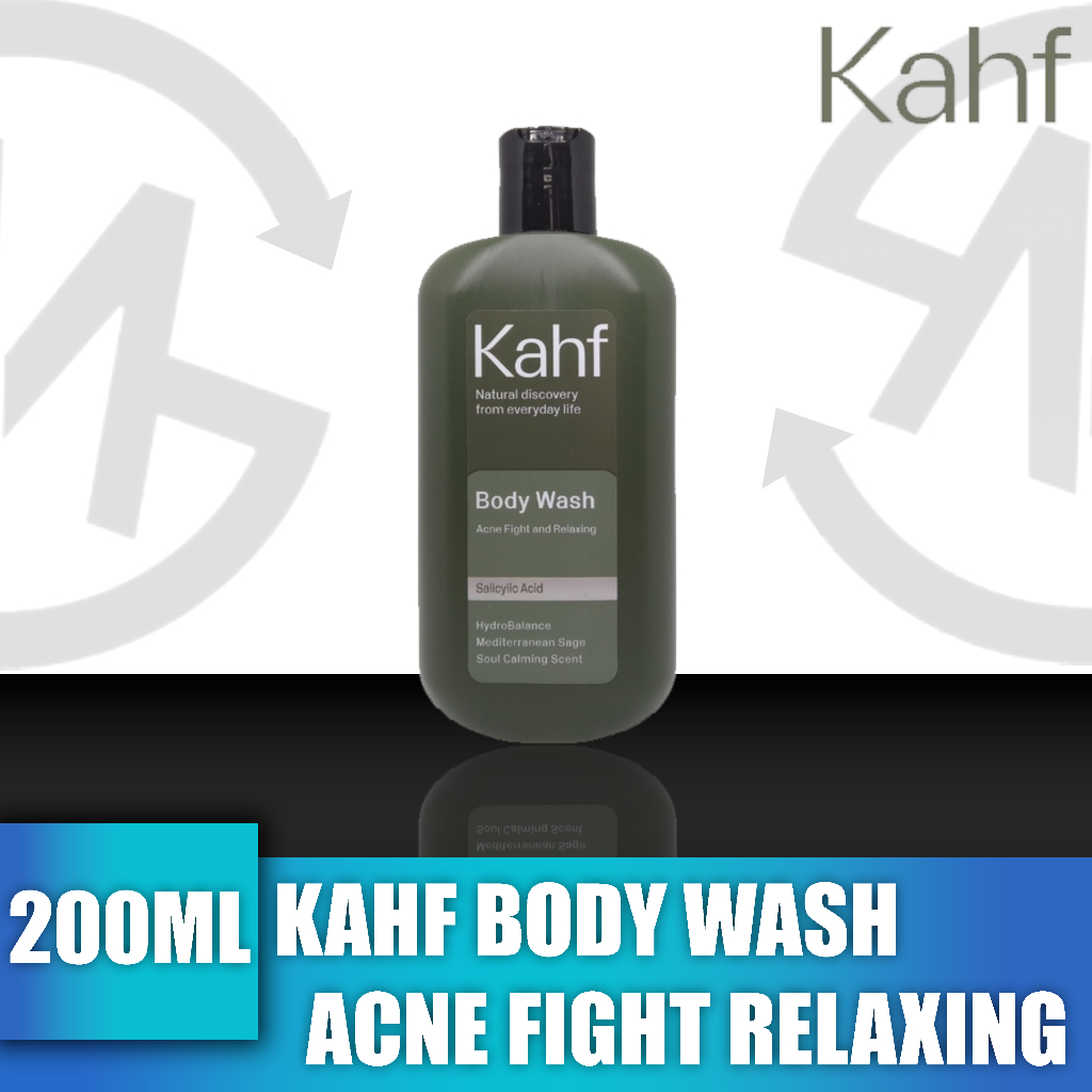 Jual KAHF Body Wash Acne Fight Relaxing 200ml - Sabun Mandi Pemutih ...