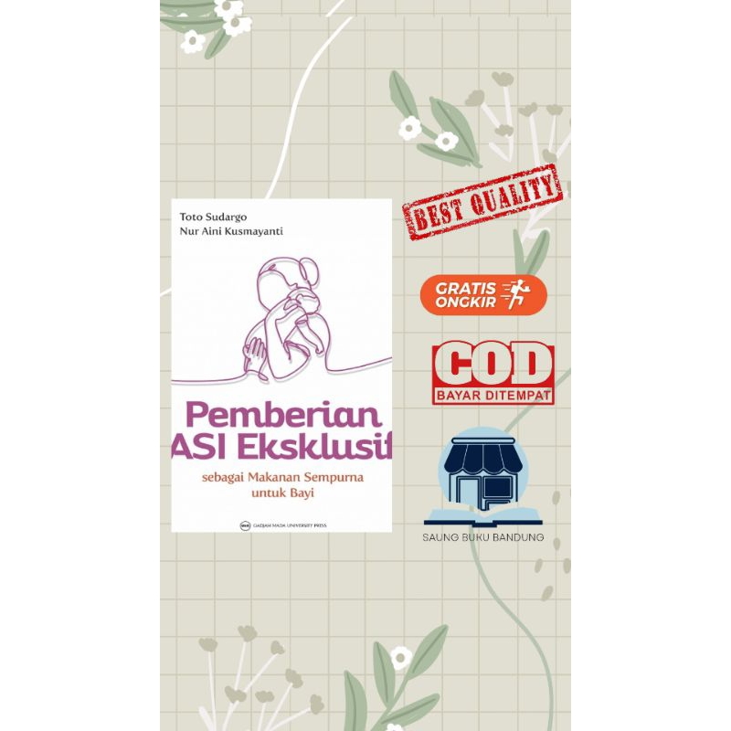 Jual buku pemberian ASI eksklusif sebagai makanan sempurna untuk bayi ...
