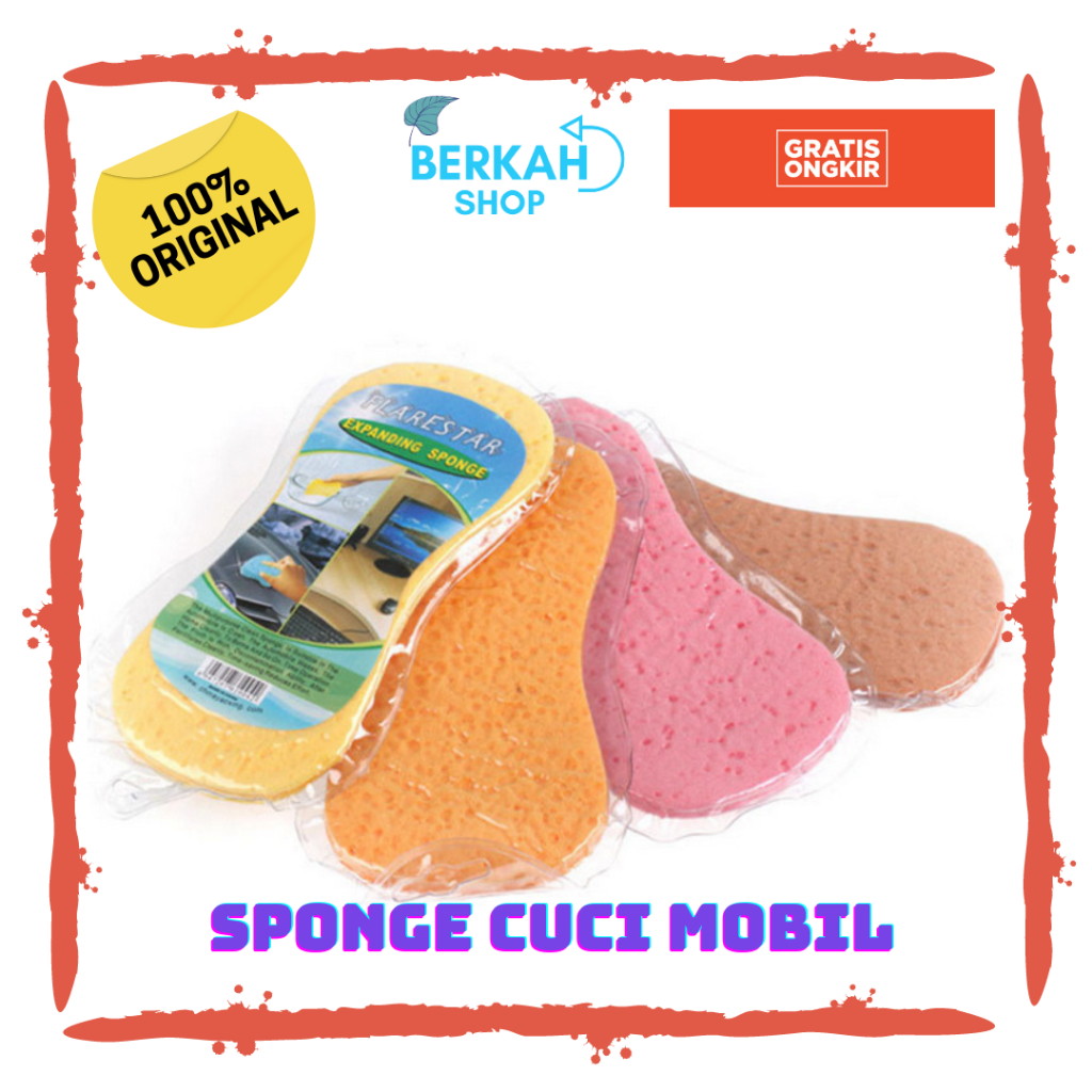 Jual Expanding Sponge Cuci Mobil / Spons Motor Busa Poles | Shopee ...