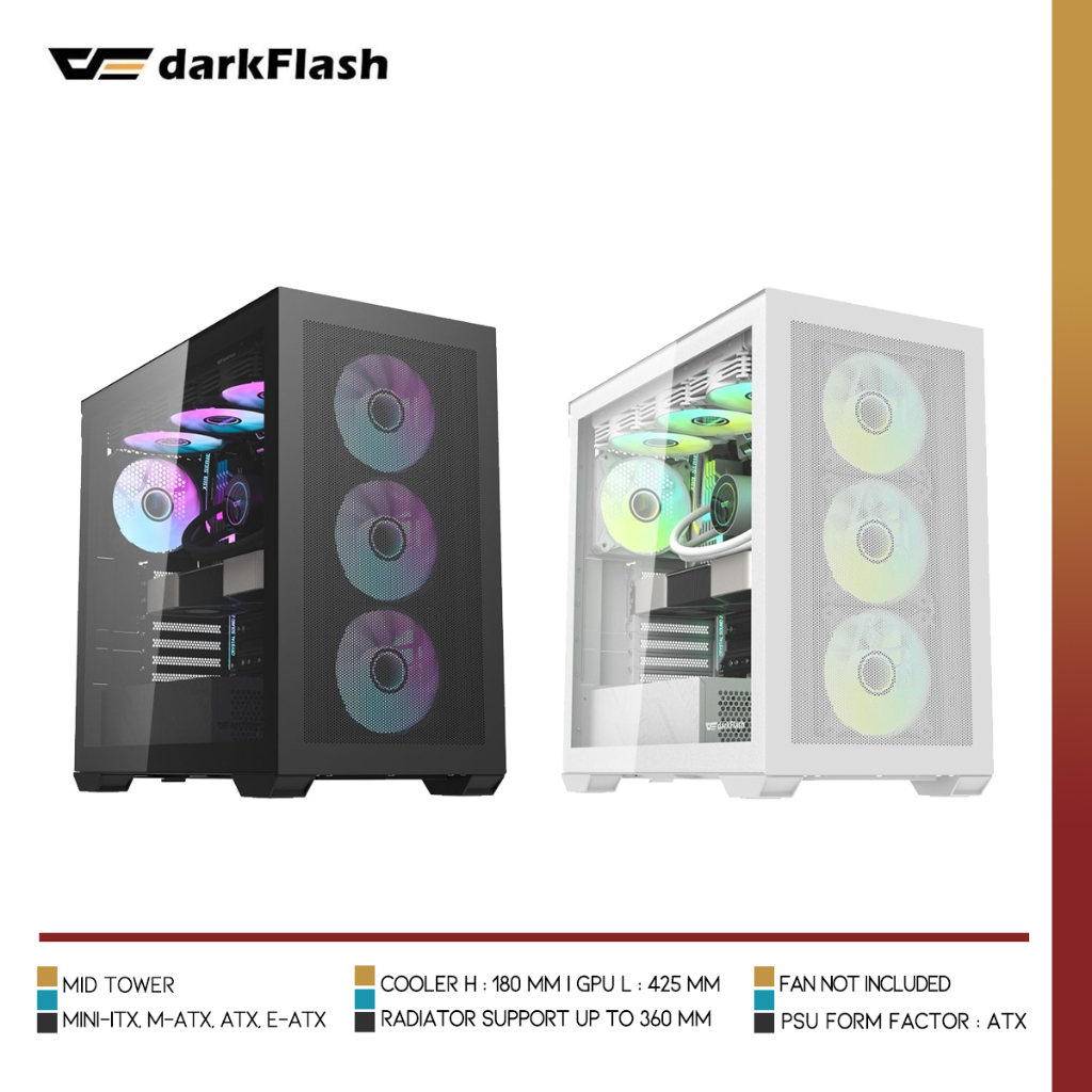 Jual DARKFLASH DLX4000 MESH | Selection PC Case | Shopee Indonesia