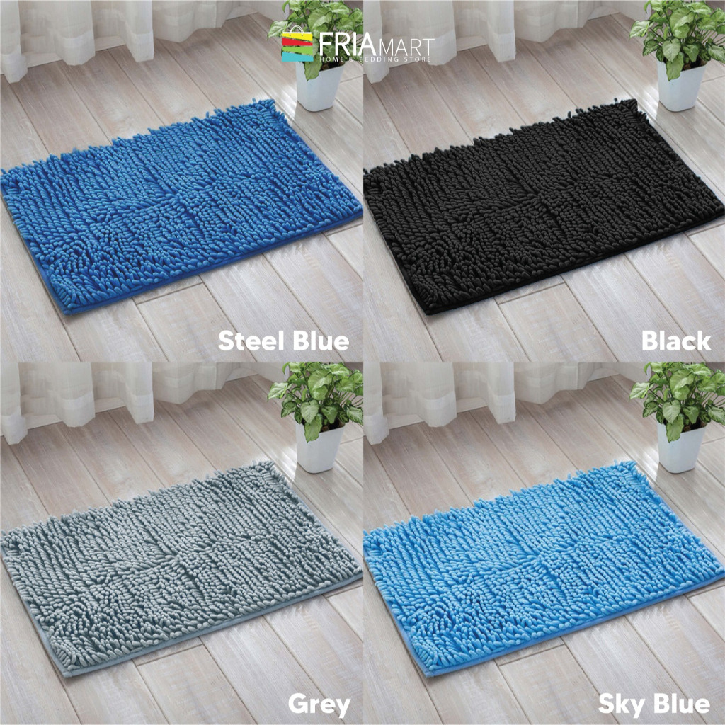 Jual KESET - Cendol Kaki Microfiber Anti Slip Licin Uk.40x60 / Keset ...