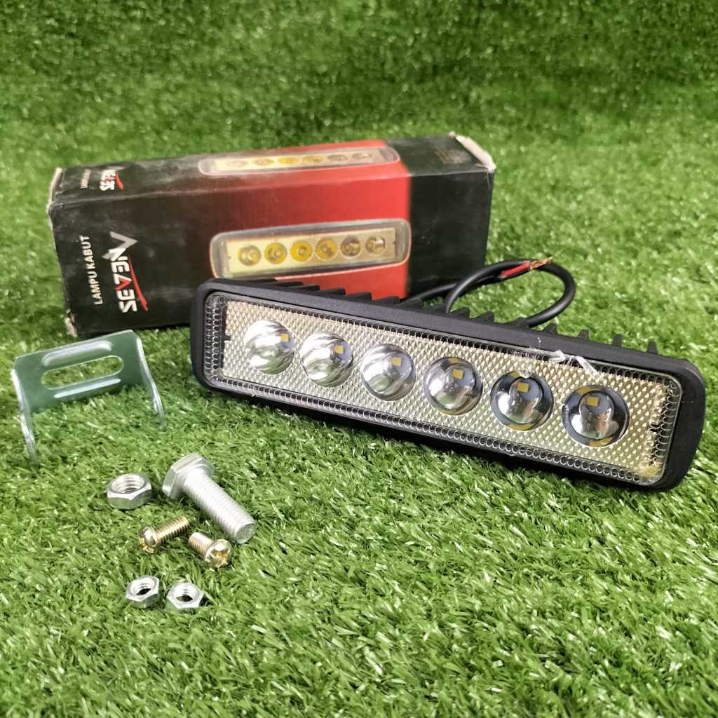 Jual LAMPU TEMBAK KABUT SEVEN SOROT 6 MATA LURUS CREE WORK LIGHT 6 MATA LURUS TEBAL | Shopee ...