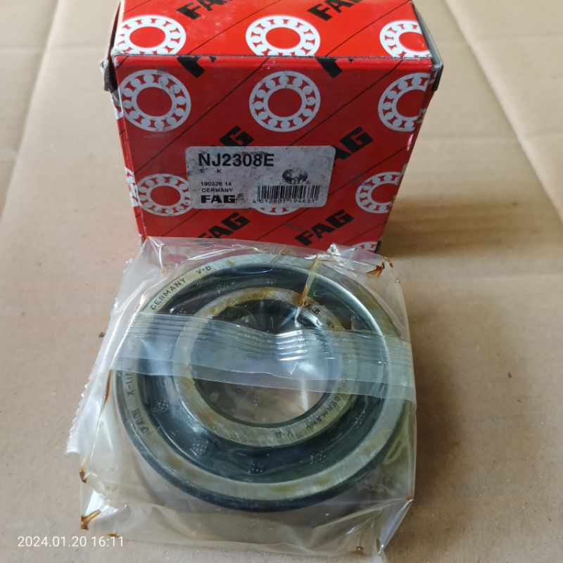 Jual NJ 2308 E / NJ2308E FAG Cylindrical Roller Bearing 40X90X33 MM ...