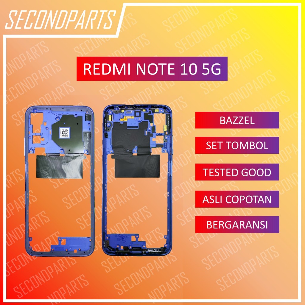 Jual BAZEL BAZZEL FRAME TENGAH XIAOMI REDMI NOTE 10 5G ORIGINAL COPOTAN ...