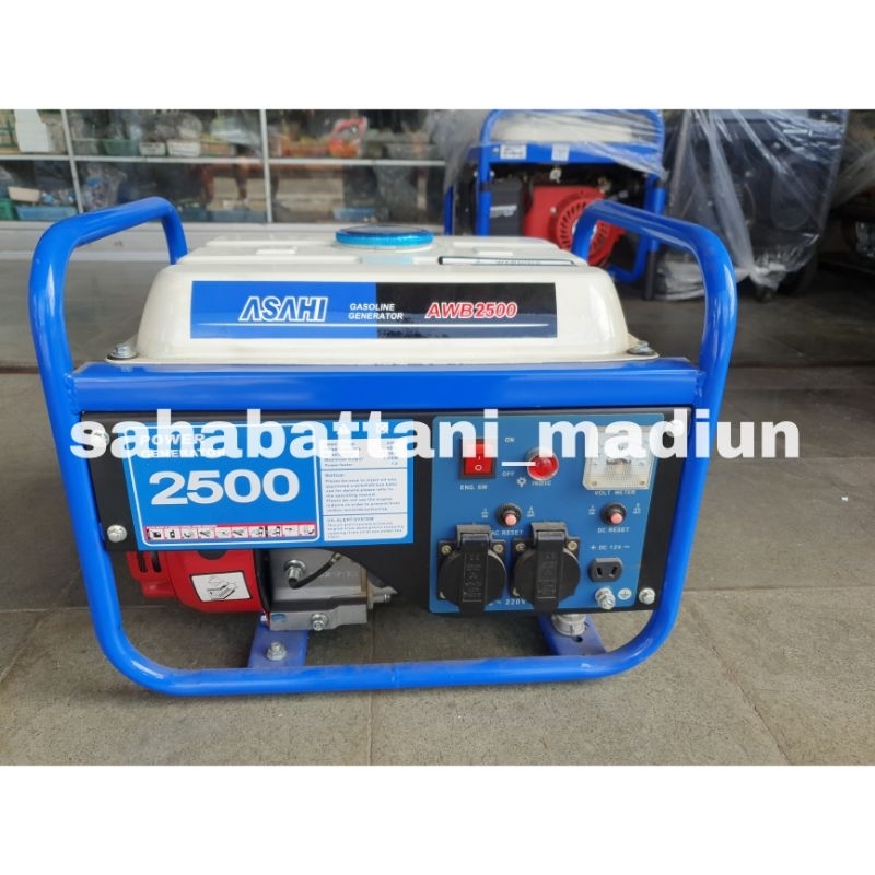 Jual Mesin Genset ASAHI AWB2500 - (Output 1200 watt) | Shopee Indonesia