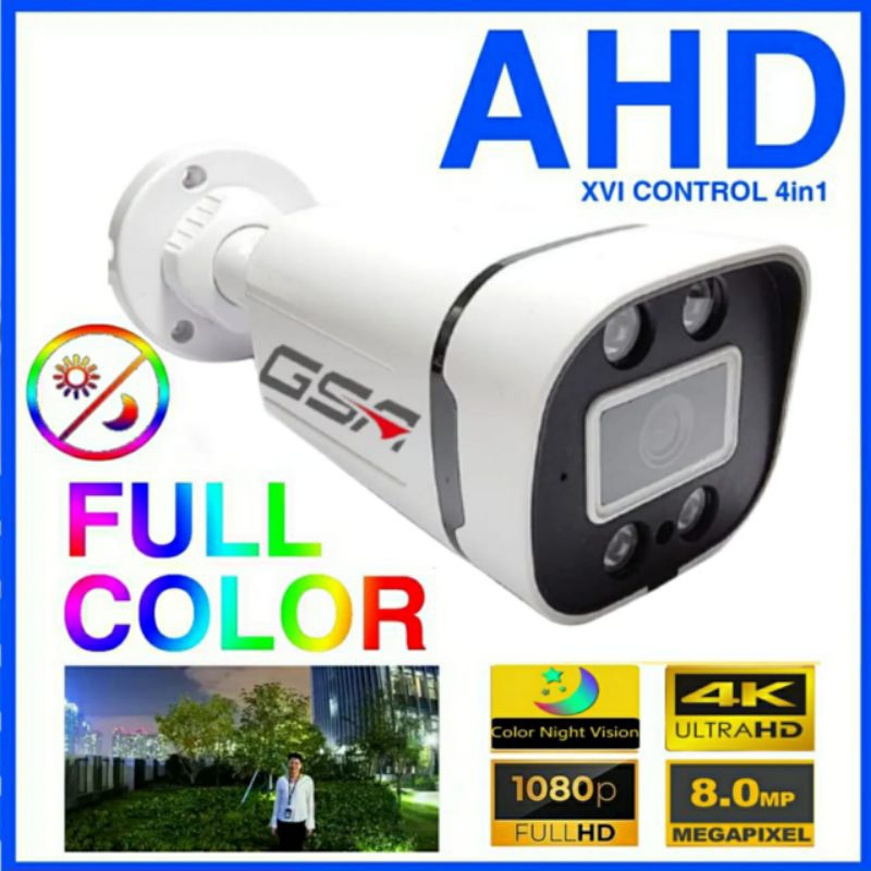 Jual CCTV Camera Outdoor AHD Outdoor ColorVU Full HD Lensa 8MP | Shopee ...