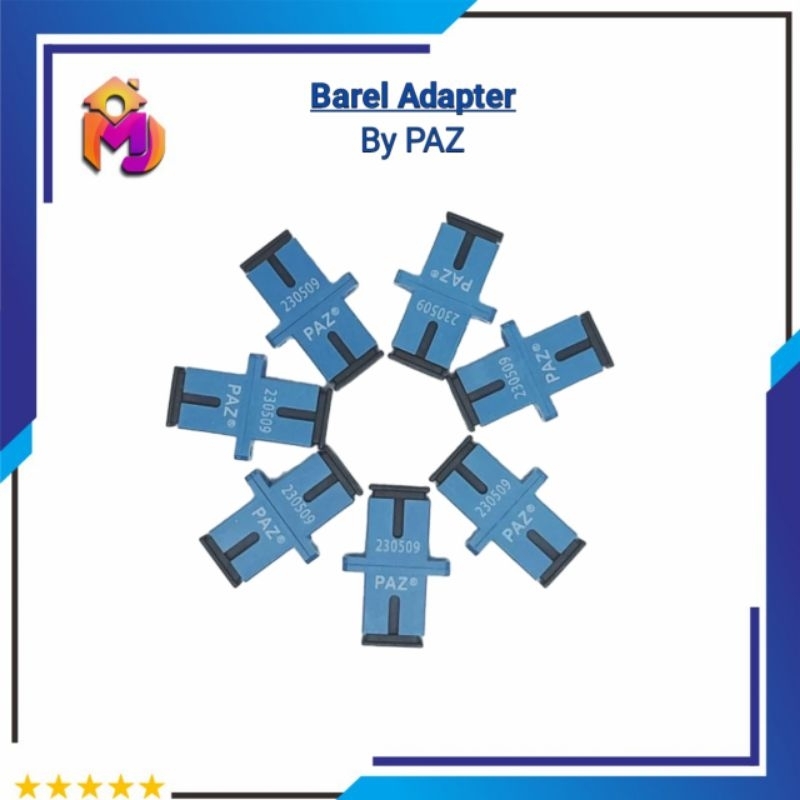 Jual (Losses Rendah) Barel Adapter FO Merk PAZ ORIGINAL/Adapter Fiber ...