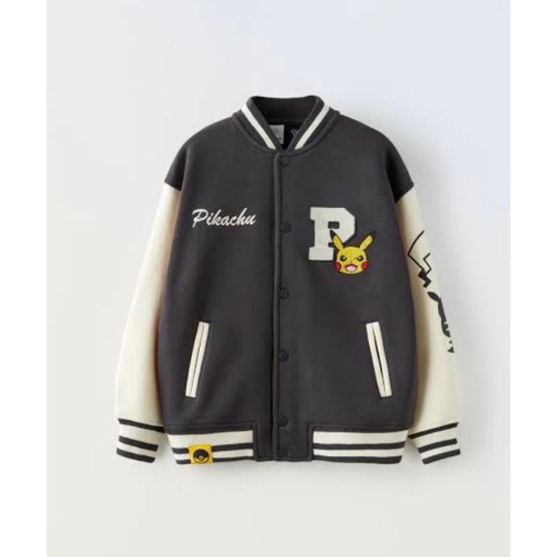 Jual Jaket bomber pikachu pokemon zara original | Shopee Indonesia