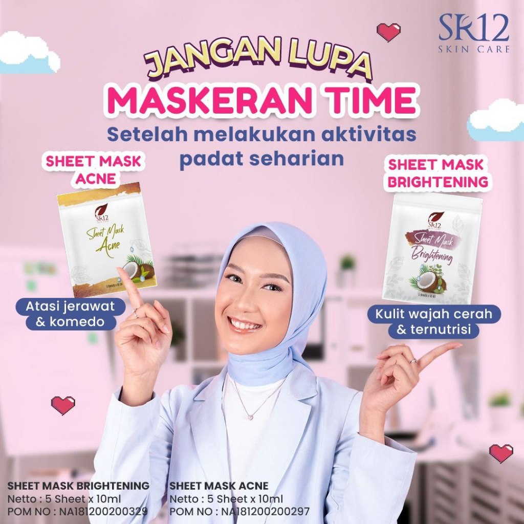 Jual Sheet Mask Acne dan Brightening Sr12 / Masker Penghilang Jerawat | Shopee Indonesia