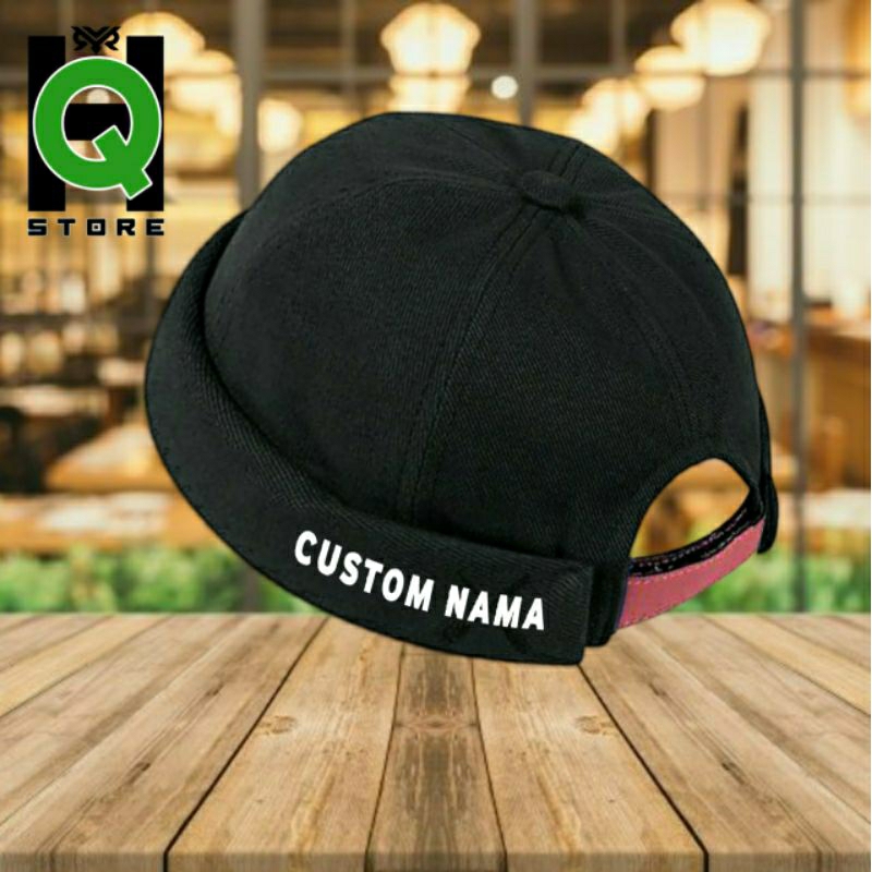 Jual Topi miki hat CUSTOM NAMA SENDIRI Topi miki hat terbaru topi keren ...