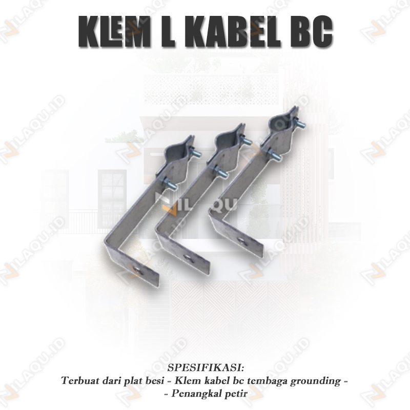 Jual Klem kabel tembaga grounding clamp kabel bc clem klam model L anti ...