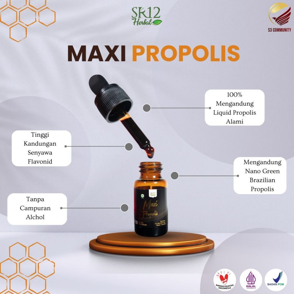 Jual Maxi Propolis SR12 Propolis Asli Menjaga Daya Tahan Tubuh ...