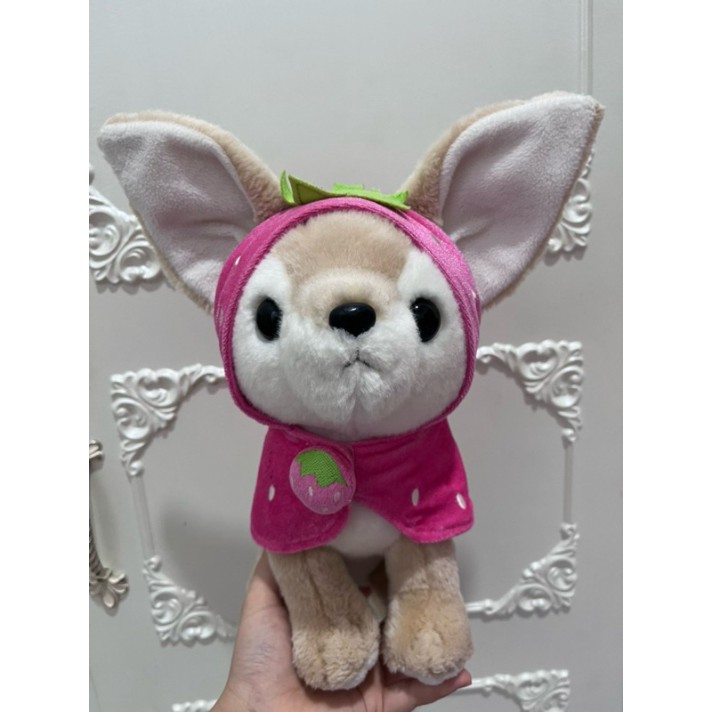 Jual [Rare] Boneka rubah kostum strawberry everland stuffed fox with ...