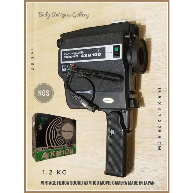 Jual NOS - Vintage Fujica Sound AXM 100 Movie Camera Made In Japan ...