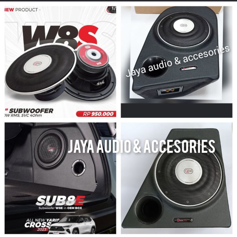 Jual Subwoofer Pnp Cello 8inch W8S Fortuner-Inova-Pajero-Raize-Rocky-Avanza Xenia 2023-Ertiga ...