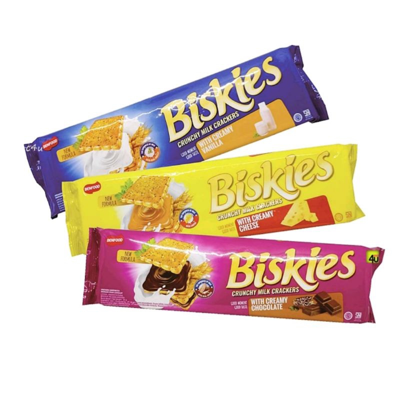 Jual Biskies crunchy milk cracker white creamy | Shopee Indonesia