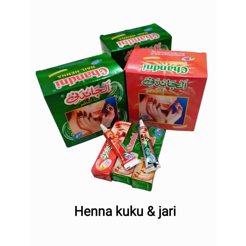 Jual Henna Chandni Halal Original Makkah/Henna kuku | Shopee Indonesia