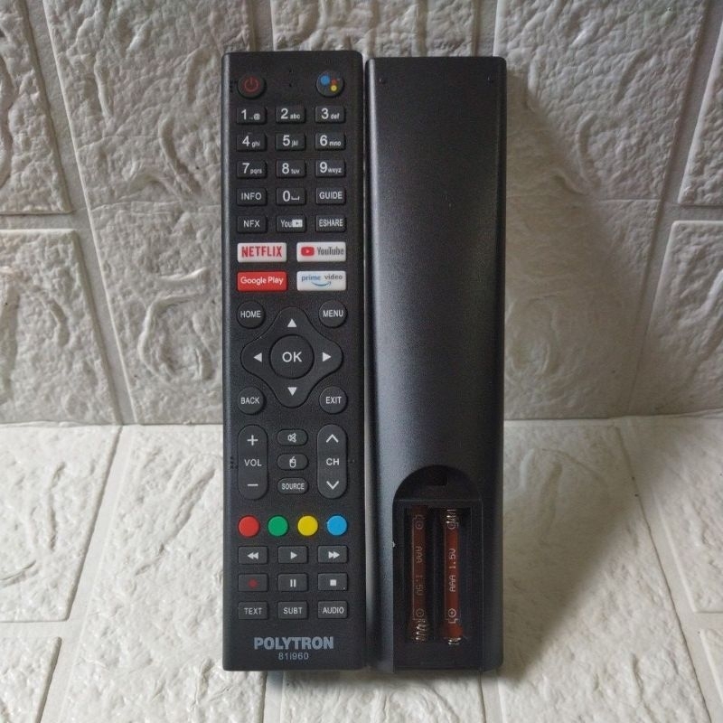 Jual REMOTE TV POLYTRON LCD/LED ANDROID SMART TV 81i960 PLD 32AG9953 ...