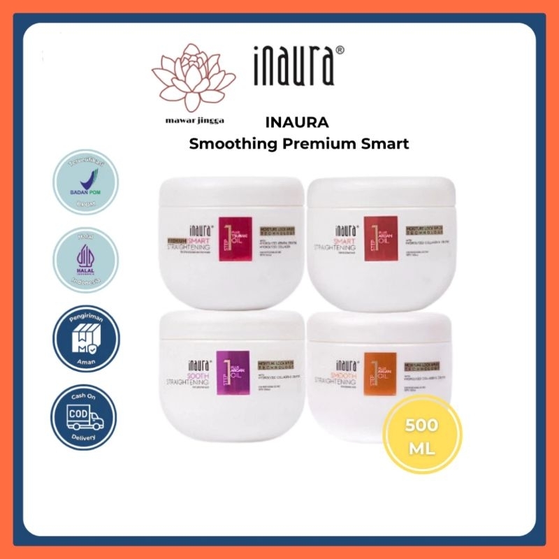 Jual Inaura Smoothing Premium Smart / Smooth / Sooth STEP 1 500ML ...