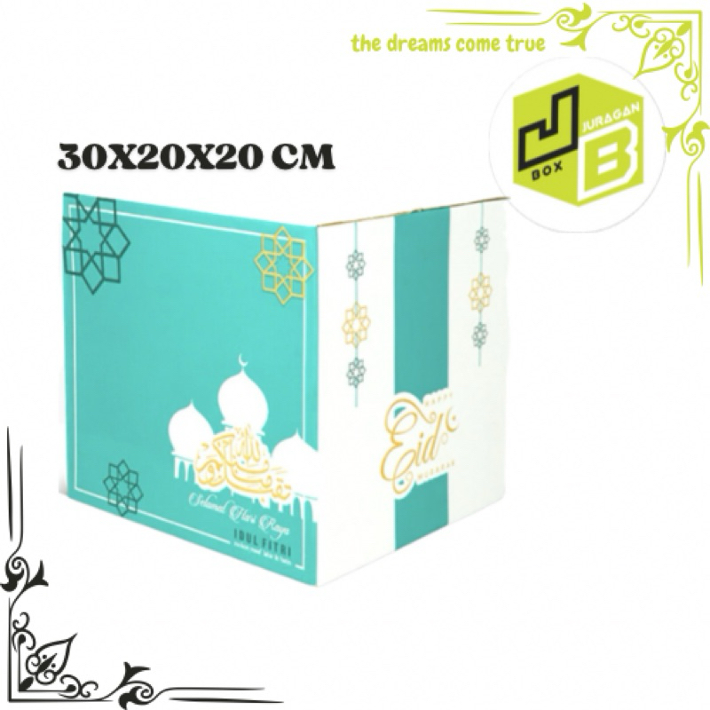 Jual Box Parcel 30x20x20 (250gr isi 16 toples kotak) Kardus/ Box ...