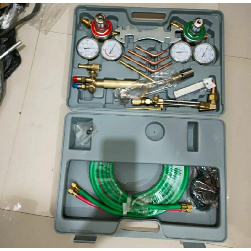 Jual welding cutting kit set las alat las potong set merk sands ...