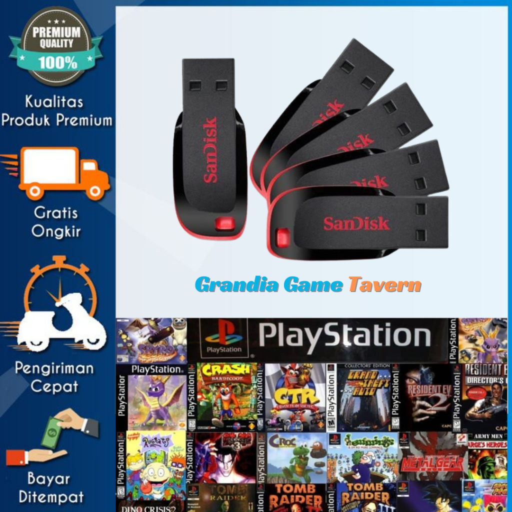 Jual Flashdisk Game Retro PSX/PSone/PS1 untuk PC/Laptop | Shopee Indonesia