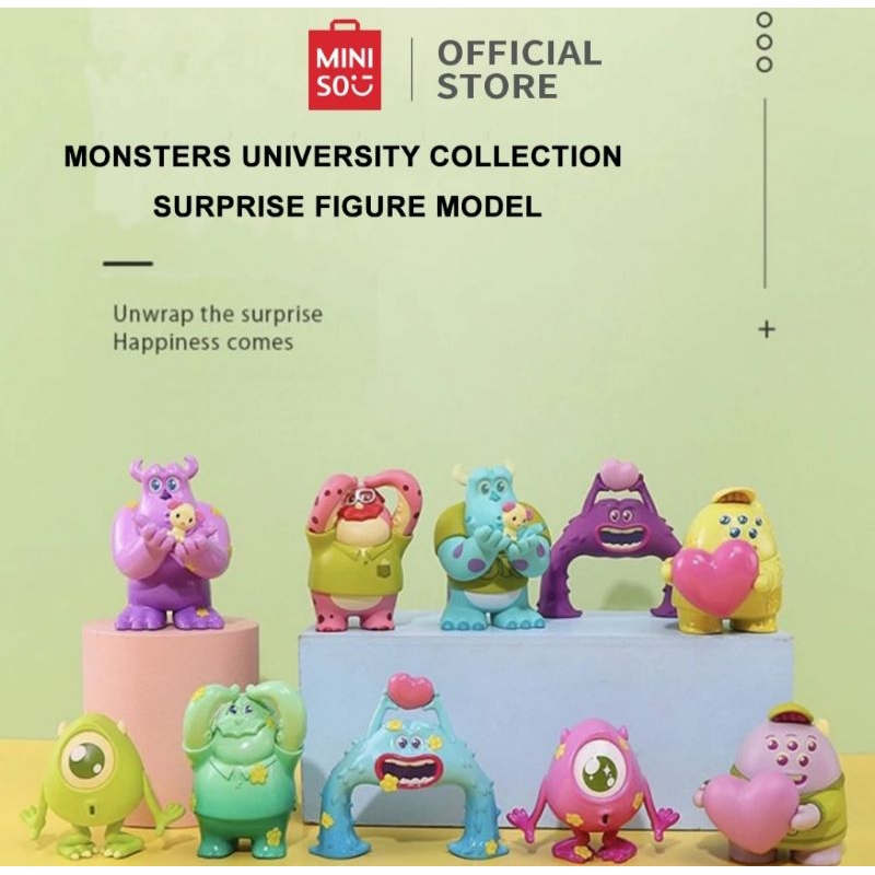 Jual MINISO Monsters University Collection Surprise Figure Model ...