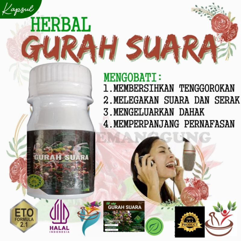 Jual HERBAL GURAH SUARA TERBUKTI AMPUH. KAPSUL GURAH. KAPSUL GURAH ...