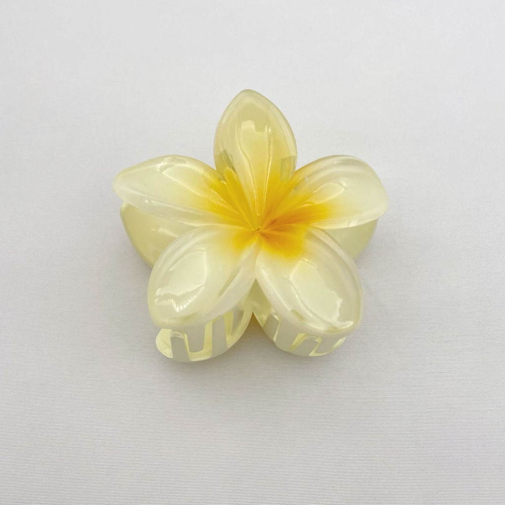 Jual Jepit Rambut Plumeria Bunga Kamboja Warna Soft Bali Premium ...