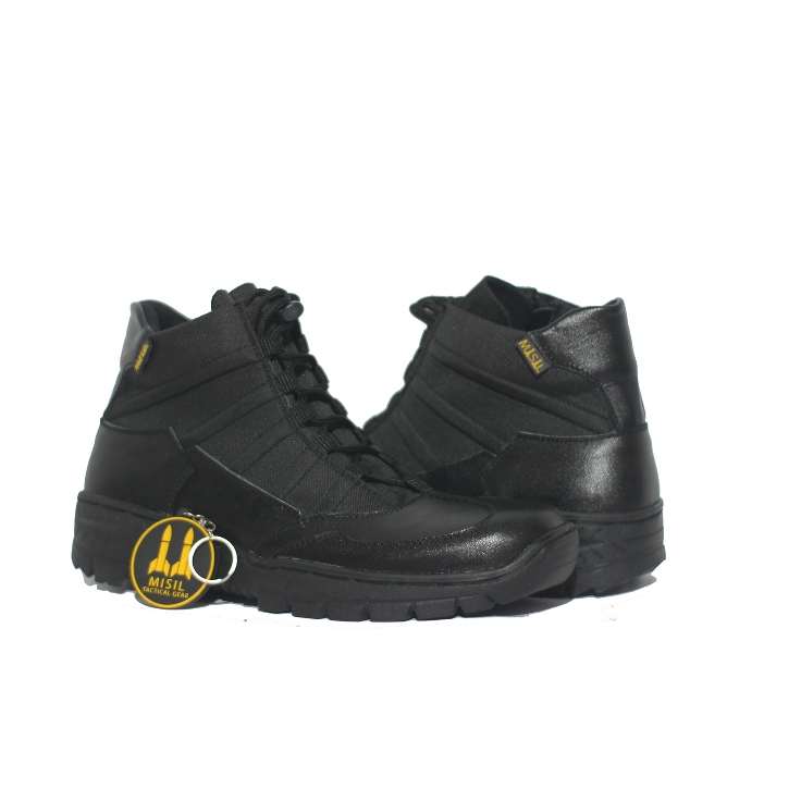 Jual MISIL - Sepatu PDL Ninja 6 inch Outdoor Model M2 Kulit Asli HItam ...
