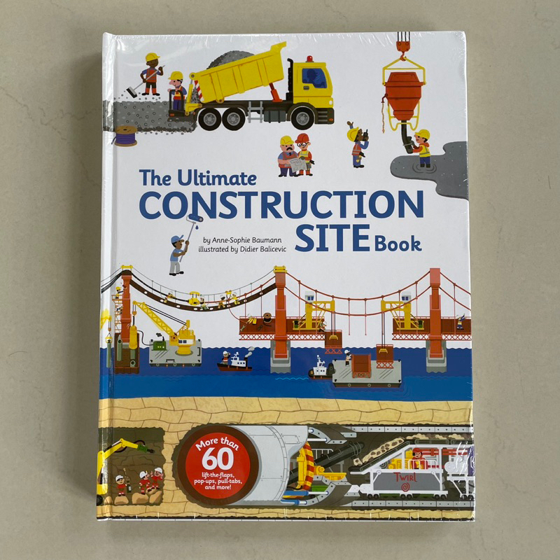 Jual The Ultimate Construction Site Book Lift Flaps Pull Tabs Pop Ups ...