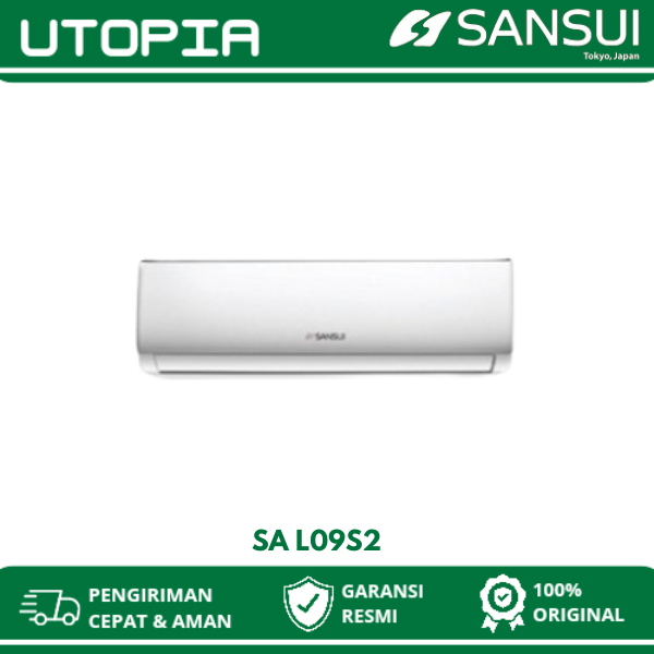 Jual SANSUI AC SA L09S2 / SA L09 S2 , Split Standar 1 PK R32 Japan ...