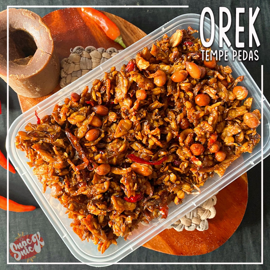 Jual Orek tempe Tempe Orek Pedas manis 200 gram FRESH TANPA BAHAN ...