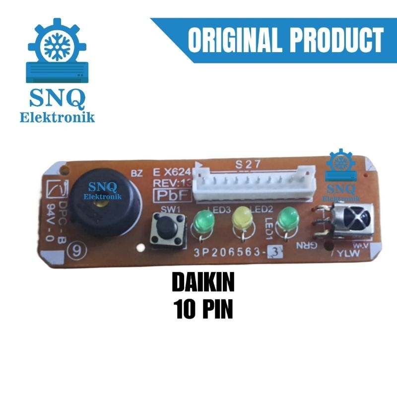 Jual Sensor AC Daikin 10 pin - Receiver AC Daikin 10 pin - PCB Modul ...
