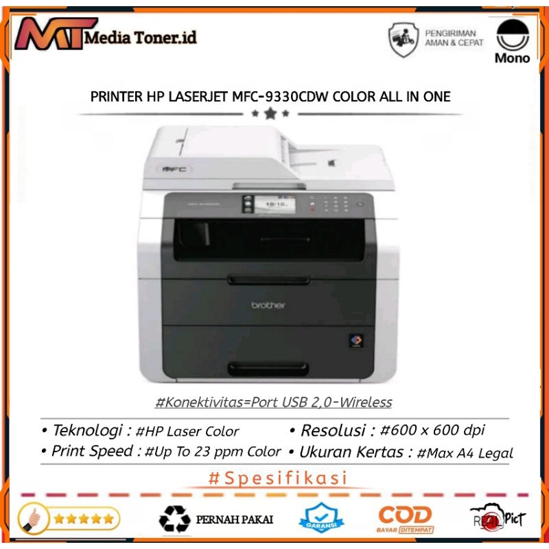 Jual Printer Brother MFC-9330CDW Multifungsi Color Print Bolak balik ...