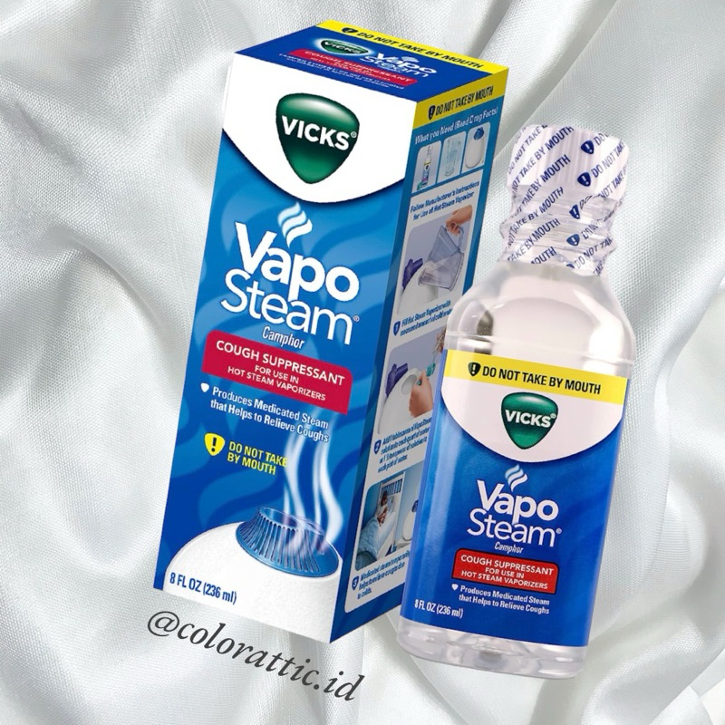 Jual VICKS VAPO STEAM - VAPORIZING LIQUID WITH CAMPHOR - FROM USA 236 ...