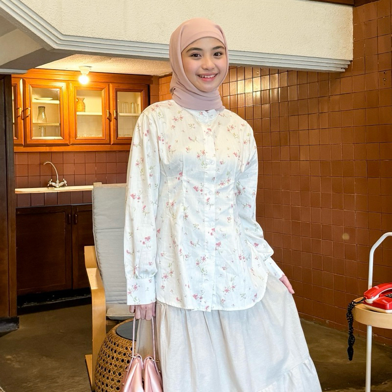 Jual Ghamara • CALIA BLOUSE | blouse lebaran | korean blouse wanita ...