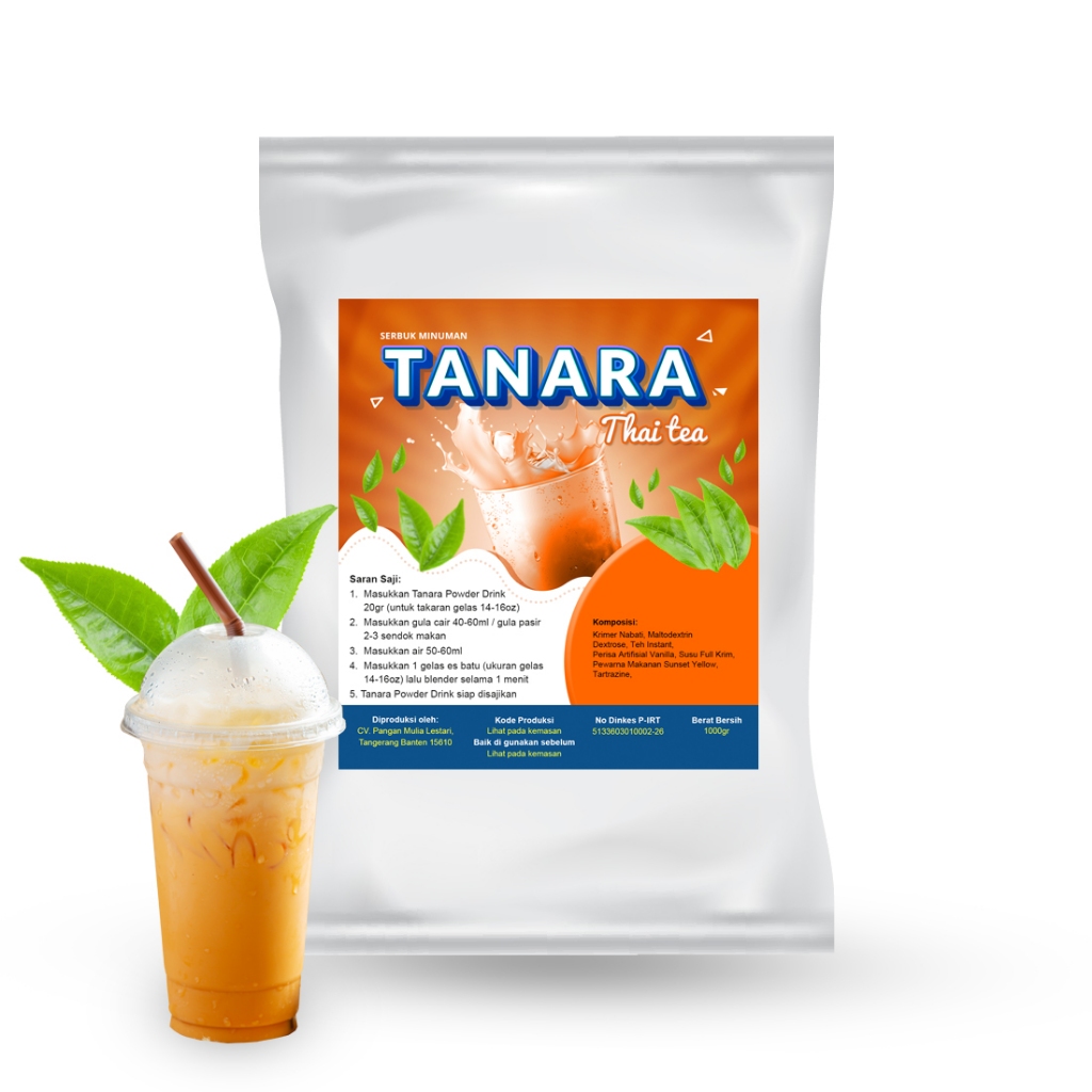 Jual Bubuk Thai Tea Teh Thailand 1Kg - Minuman Aneka Rasa - Tanara ...