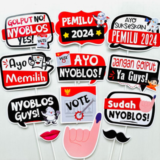 Jual TEMA PEMILU PILKADA 2024 PROPS PHOTOBOOTH | Shopee Indonesia