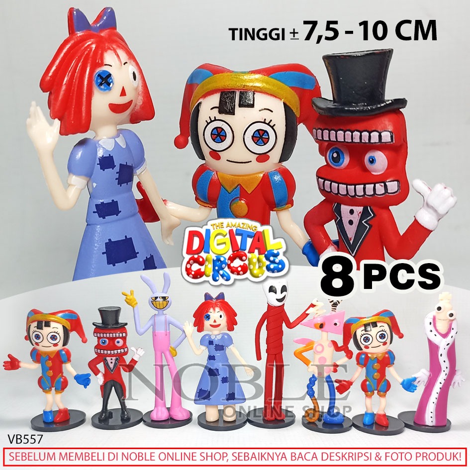 Jual Amazing Digital Circus Figure Pomni Ragatha Zomble Badut Sirkus ...