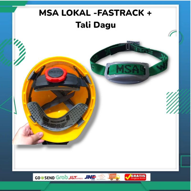 Jual Helm Safety V-Gard MSA Lokal SNI Fastrack + Tali Dagu / Safety ...