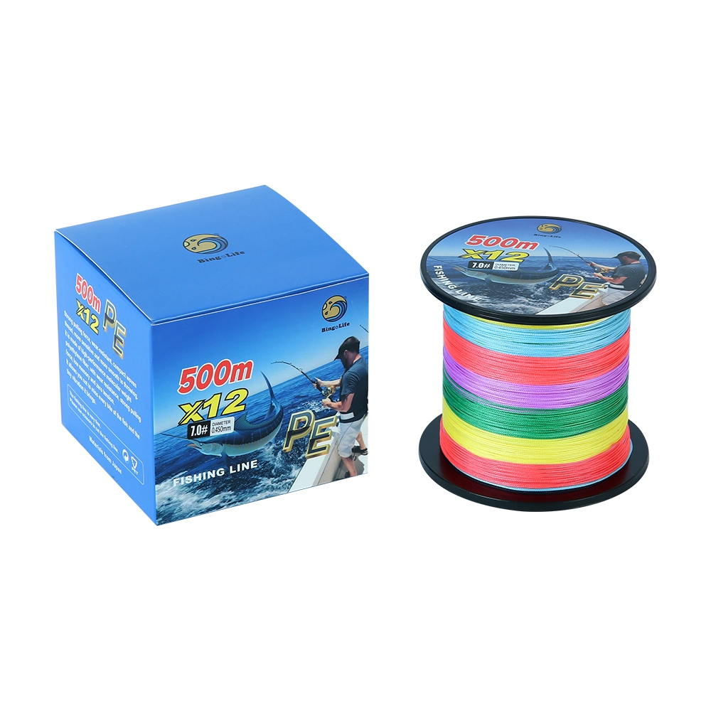 Jual BingoLife Tali Pancing Dikepang Kuat 11.3kg~150kg Senar PE X12 X16 ...