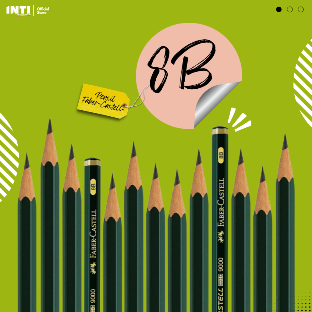 Jual Pensil 8B Pencil Faber Castel 8B 9000 Pensil Graphite/ Pensil ...