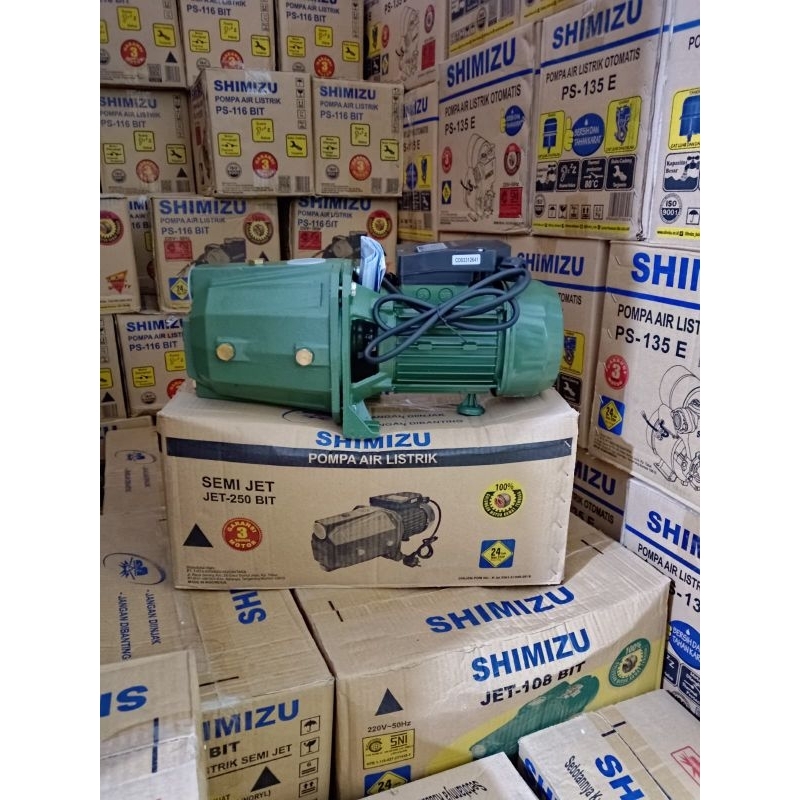 Jual pompa air shimizu semi jet 250 bit | Shopee Indonesia