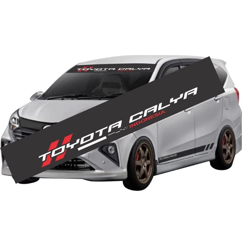 Jual sticker kaca depan mobil sticker kaca poni mobil calya | Shopee ...