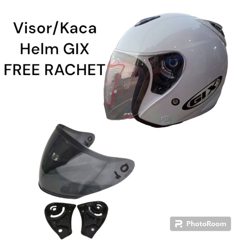 Jual Kaca Helm GIX (Hanya Kaca Helm) Visor Helm Free rachet Free buble ...