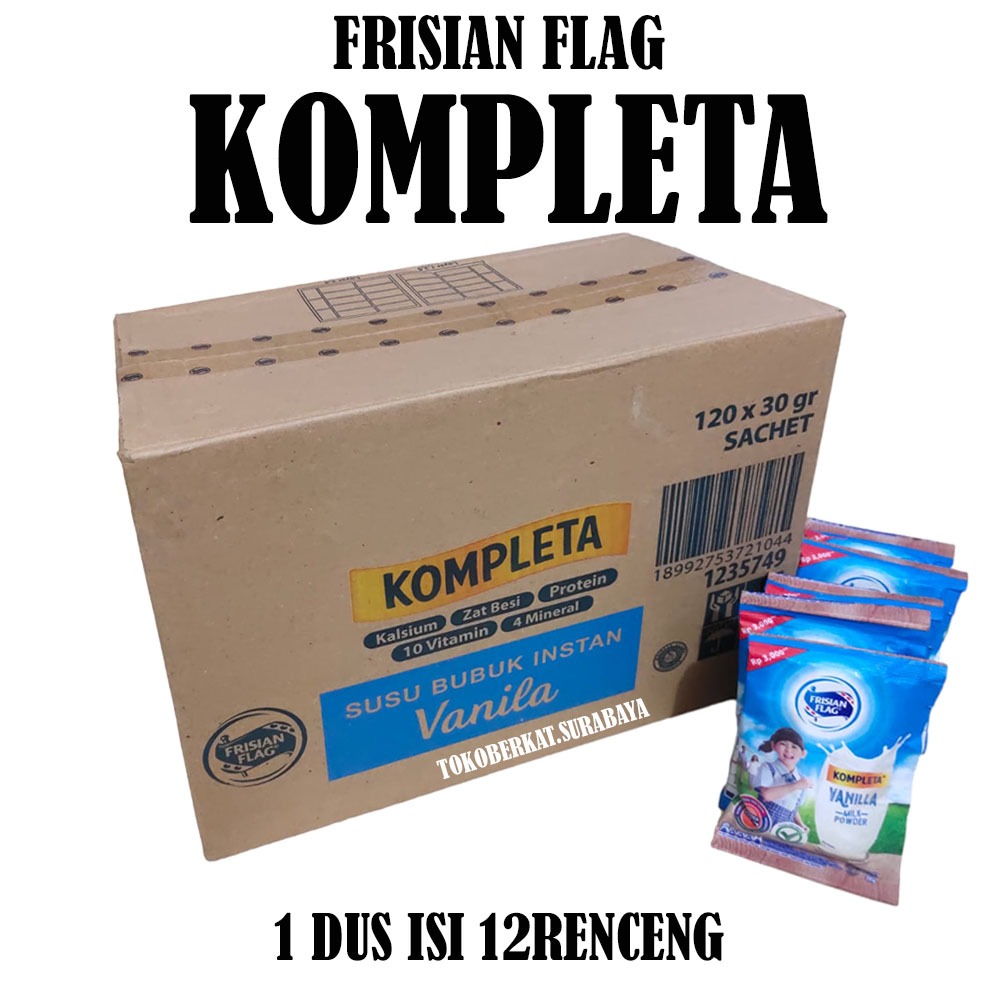 Jual FRISIAN FLAG KOMPLETA DUS ISI 12 RENCENG | Shopee Indonesia