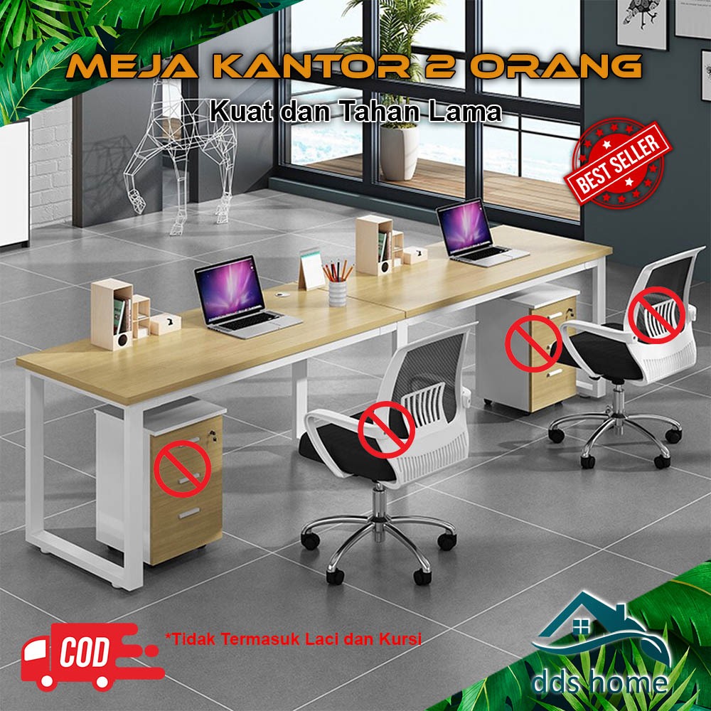 Jual [DDS HOME] Meja Kerja 2 Orang Meja Kantor Meja Belajar Meja ...