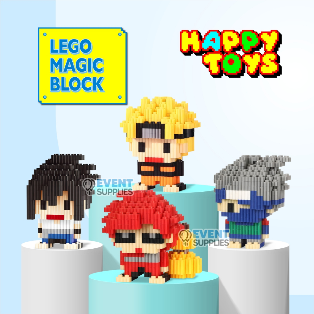 Jual Lego Naruto Magic Block Box Besar Nano Toys Balok Susun Block ...